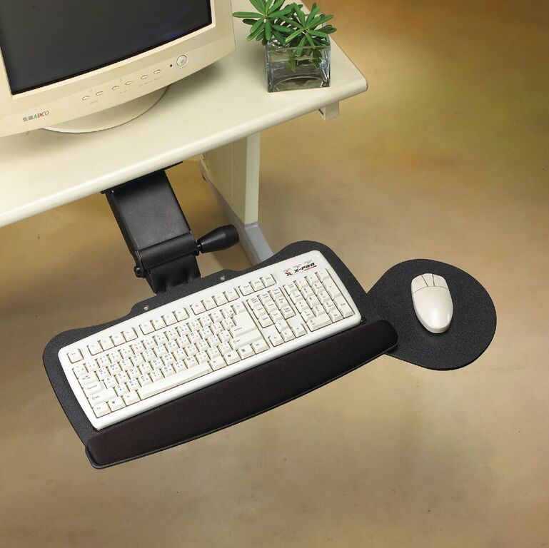 Lift & Lock Keyboard System w/Tear Drop Pad - Quality Office Products