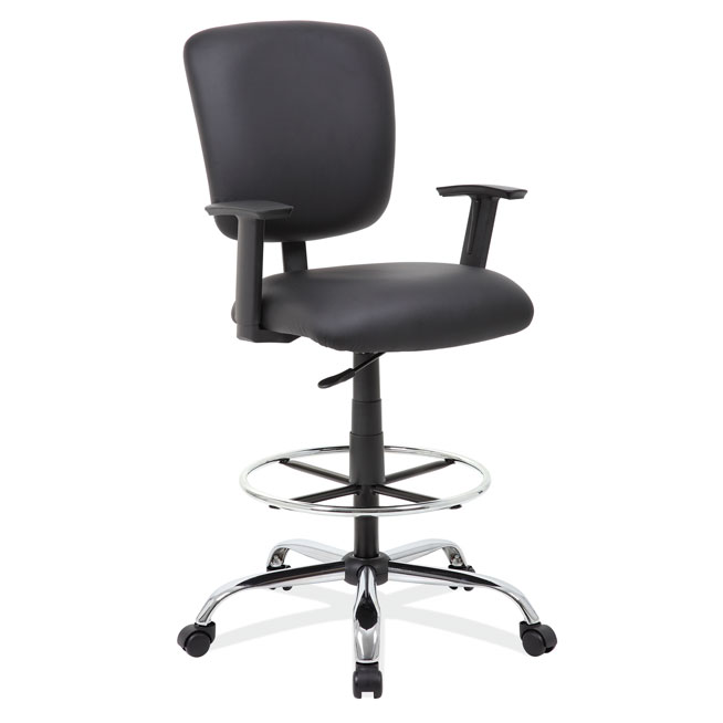 Task Force Task Stool with Footring - Quality Office Products
